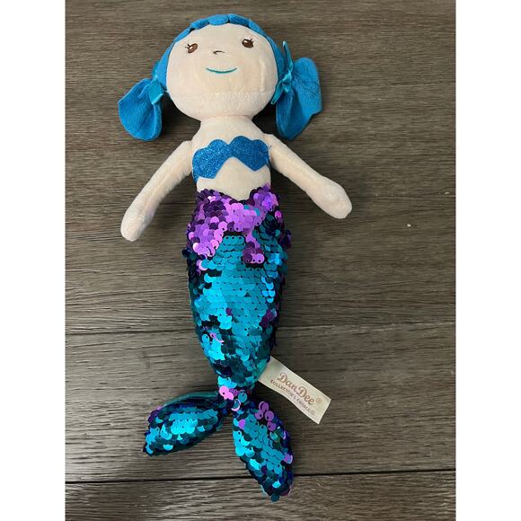 Dan Dee | Toys | Dan Dee Mermaid Plush With Blue And Purple Sequin ...